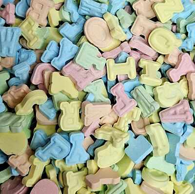 ABC Chalky Candy Letters Fruit Alphabet Retro Sweets Pick n Mix Sweet ...