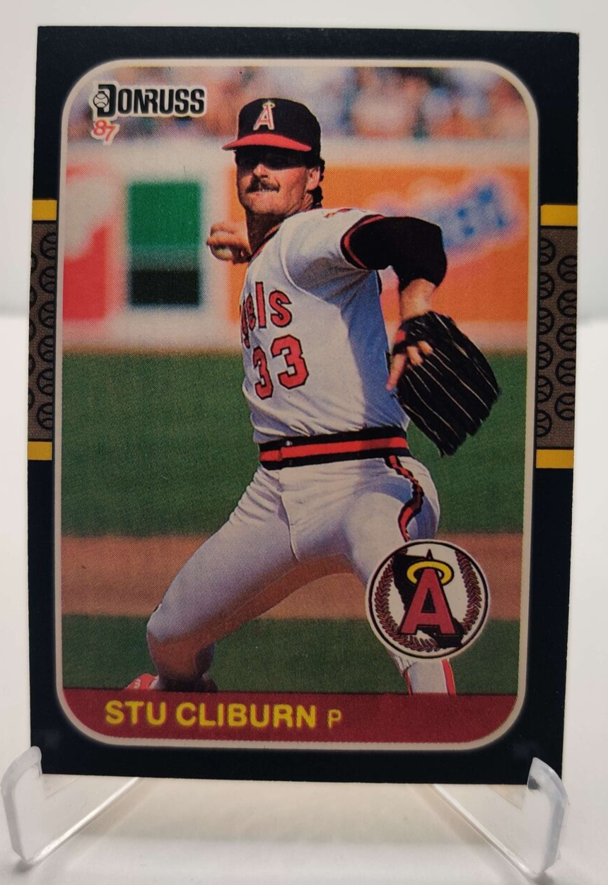 1987 Donruss #530 Stu Cliburn Angels Baseball Card | eBay