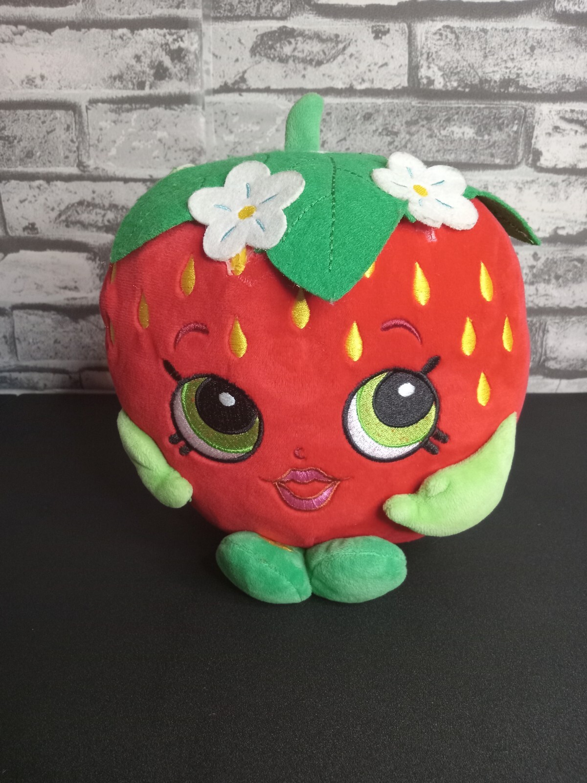 Shopkins Huggable Plush Coin Piggy Bank Strawberry | eBay