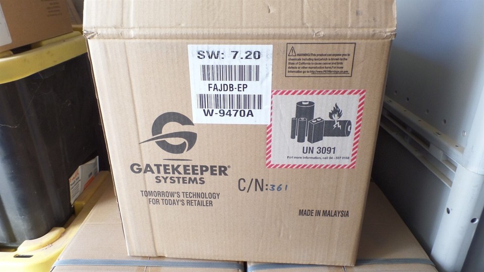 GATEKEEPER SYSTEMS W-9470 5" REMOTE CONTROL LOCK SHOPPING CART CASTER ...