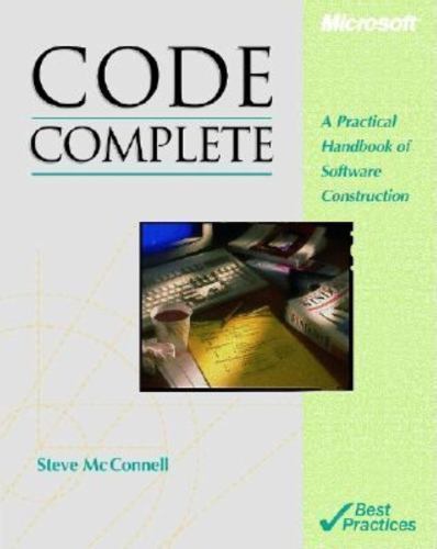 Code Complete - Steve McConnell, 1556154844, paperback 9781556154843| eBay