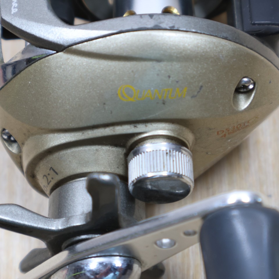 Bill Dance Left Handed Quantum DS301CXC-K8 Baitcasting Reel 4 Bearings ...
