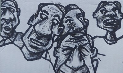 Selfie By The Sharpie Guy From Brooklyn 5x3 | eBay