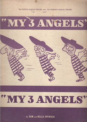 Inga Swenson & Walter Slezak Souvenir Program "My 3 Angels" 1957 Tour ...