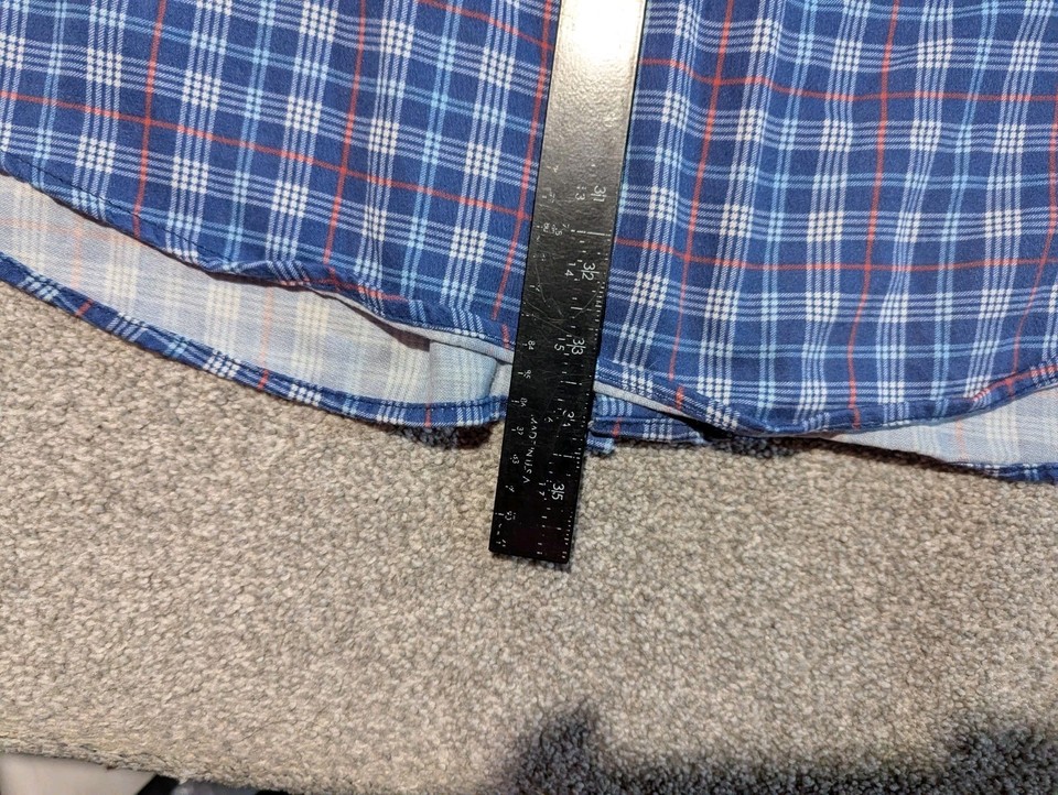 Ariat Shirt Mens XXL Blue Plaid FR Flame Resistant Plaid CAT 2 2112 ...