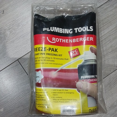 Genuine Rothenberger Freeze-Pak Pipe Freezing Kit | eBay UK
