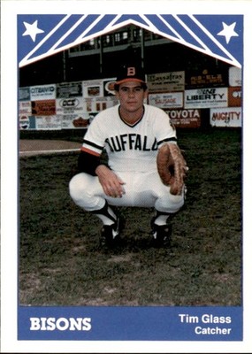 1983 Buffalo Bisons TCMA #11 Tim Glass Springfield Ohio OH - NM ...