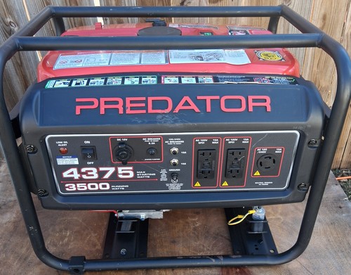 PREDATOR 4375 Watt Gas-Powered Portable Generator | eBay
