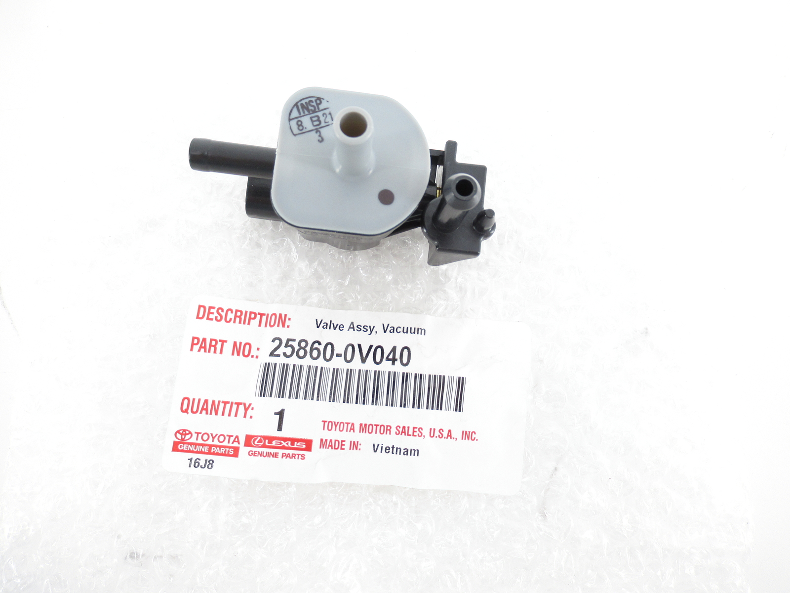Genuine OEM Toyota 25860-0V040 Vapor Canister Purge Solenoid Valve ...