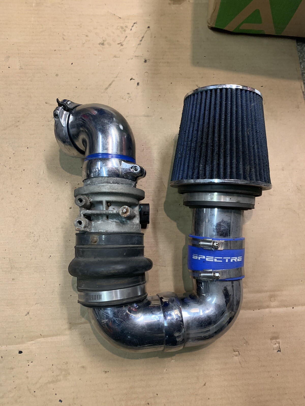 1987-1993 Ford Mustang Mass Air Flow Sensor MAF Meter Intake Air Tube ...