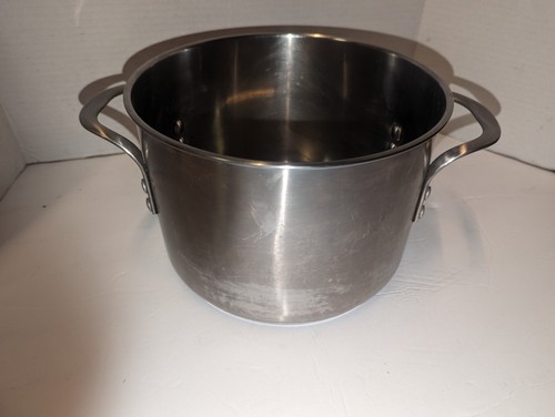 Simply Calphalon Stainless Steel 6 QT Stock Pot #806 Good Used ...