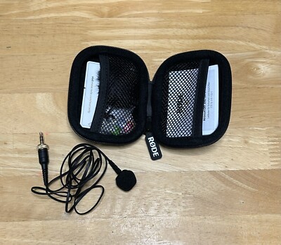 ONCE USED Rode Lavalier lapel/collar microphone and attachments/case ...