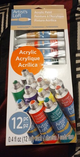 Artists Loft 12 Piece Acrylic Paint Set Brand New .4 fl oz each. | eBay