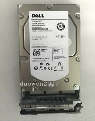 New Dell 600GB 6G 15K 3.5" SAS 0W347K W347K ST3600057SS HDD Hard Drive ...