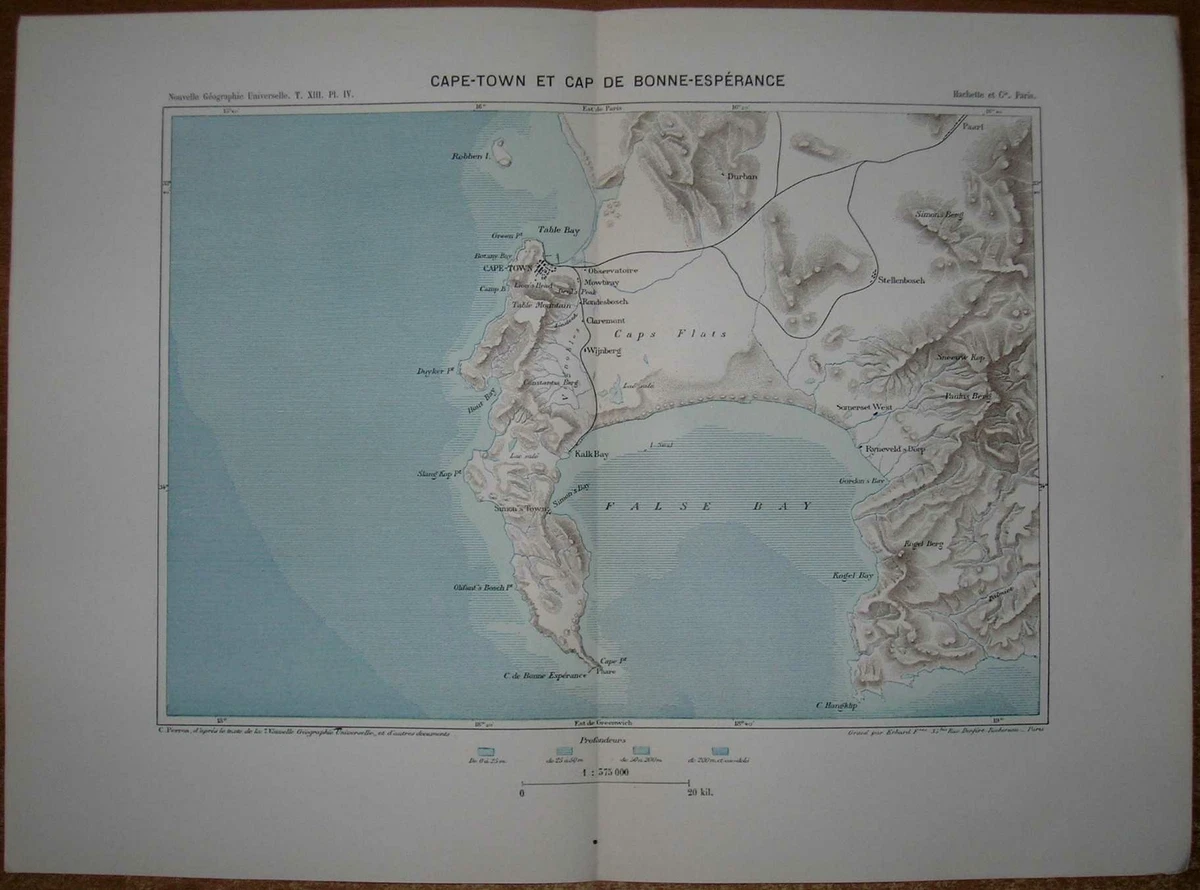 Cape Of Good Hope World Map