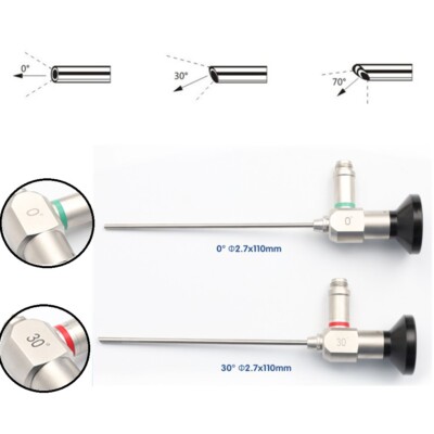 0/30° Otoscope Auriscope ENT Rigid Endoscope ø2.7x110mm ENT Mirror ...