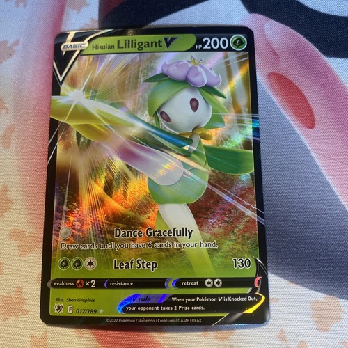 Lilligant V 017/189 - NM ULTRA RARE SWSH Astral Radiance - Pokemon TCG ...