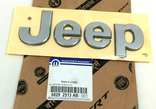 2018-2020 Jeep Wrangler Front Fender Chrome Nameplate Emblem ...