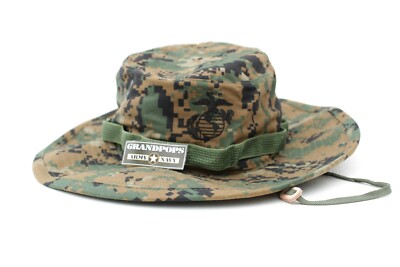 USMC Marpat EGA Jungle Hat Wide Brim 3" MADE IN USA | eBay