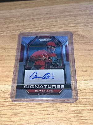 2023 Panini Prizm Cam Collier Auto Signatures Silver Cincinnati Reds ...