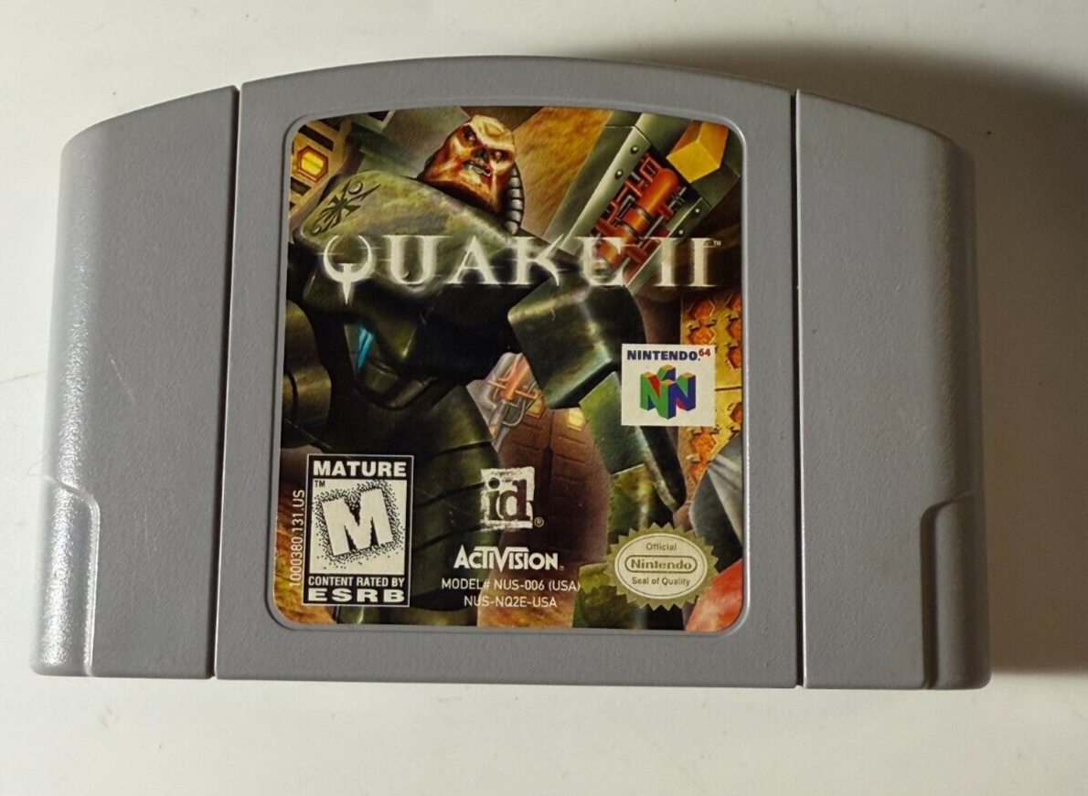 Quake II 2 Nintendo 64 N64 Original Authentic Cleaned Tested FPS ...