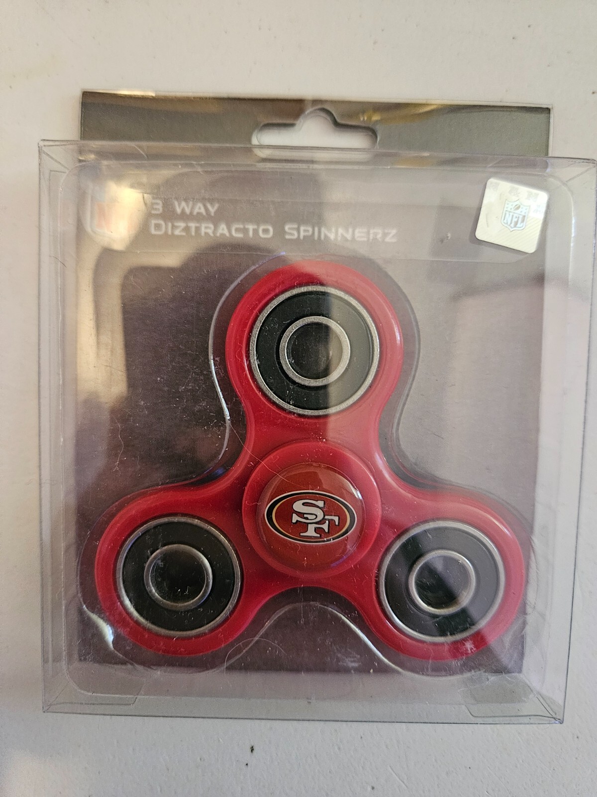 San Francisco 49ers Hand Spinner NFL 3 Way Fidget Focus Stress Relief ...