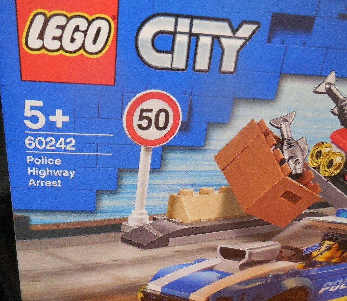LEGO City Police Highway Arrest 60242 Police Toy, Fun Building Set for ...
