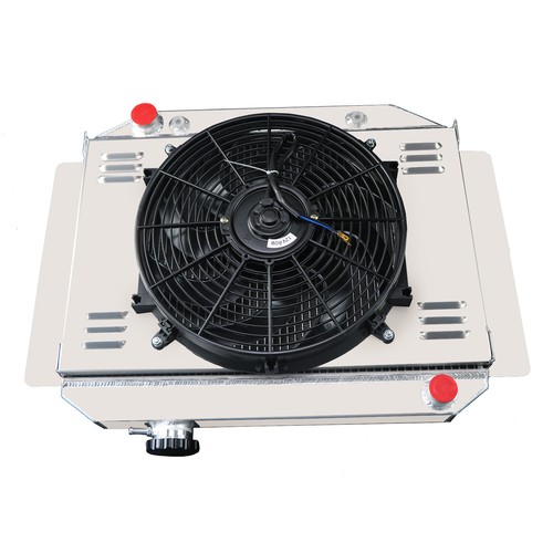 For 66-71 HOLDEN Kingswood HD HR HK HT HG 6CYL 3 Row Radiator+Shroud ...