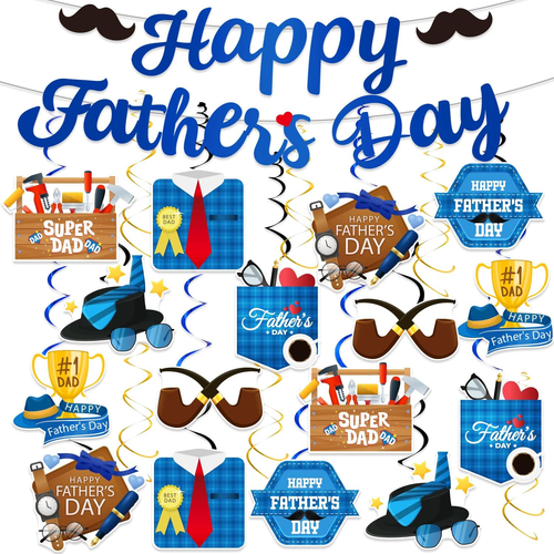 Fathers Day Decorations, Happy Father'S Day Party Decorations Include ...