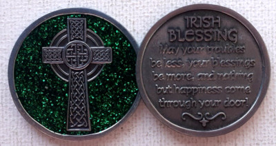 IRISH BLESSING Pocket Token | eBay UK
