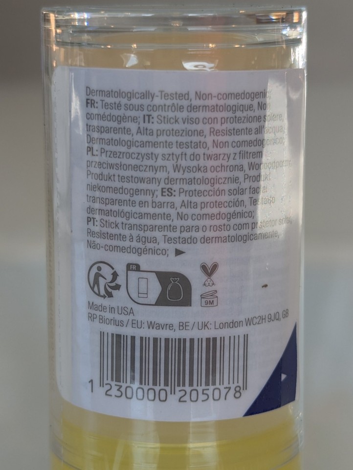 Supergoop! Unseen Sunscreen Stick SPF 30 UVA/UVB Water Resistant 20g ...
