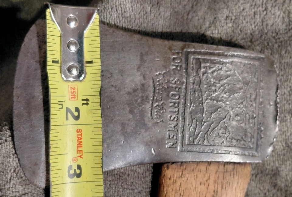 Clean Cut For Sportsmen Embossed Bear Single Bit Axe Head Hatchet | eBay