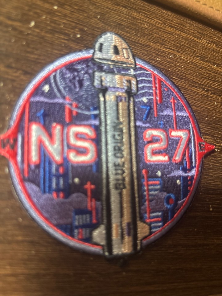 New Blue Origin NS-27 New Shepard Space Mission Patch Hidden 7 ...