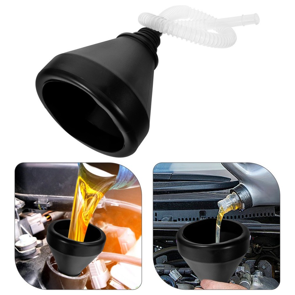 Oil Funnel Automotive Oil Filler Funnel Transmission Fluid Funnel Tool ...