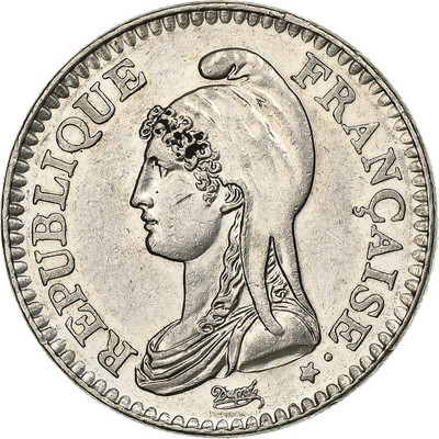 [#197971] France, Franc, République, 1992, Paris, Nickel, AU, Gadoury ...