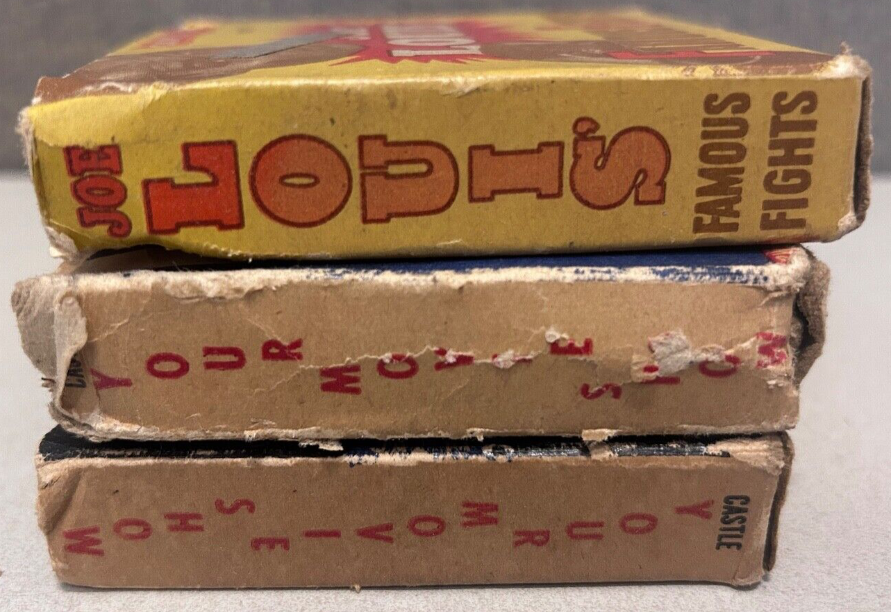 VTG Castle Films Famous Boxing Fights Joe Louis,Robinson Turpin,Saddler ...