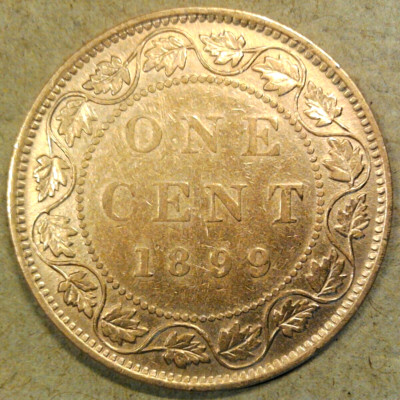 1899 Canada Large Cent Lovely Circulated Brown Queen Victoria Penny | eBay