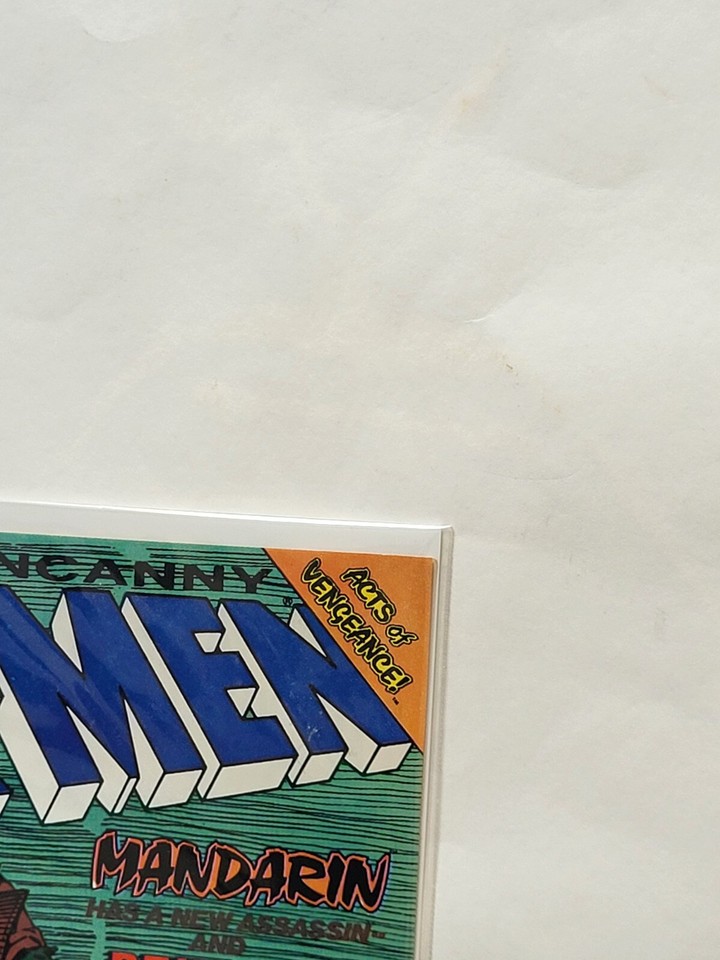 X-MEN 256 F/VF WPGS V1! 1ST LADY MANDARIN(PSYLOCKE)! JIM LEE COVER ...