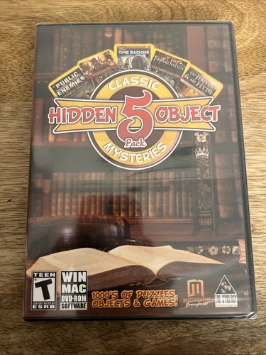 Hidden Object Classic Mysteries 5 Pack Video Game Pc Cd-ROM T-Teen ...