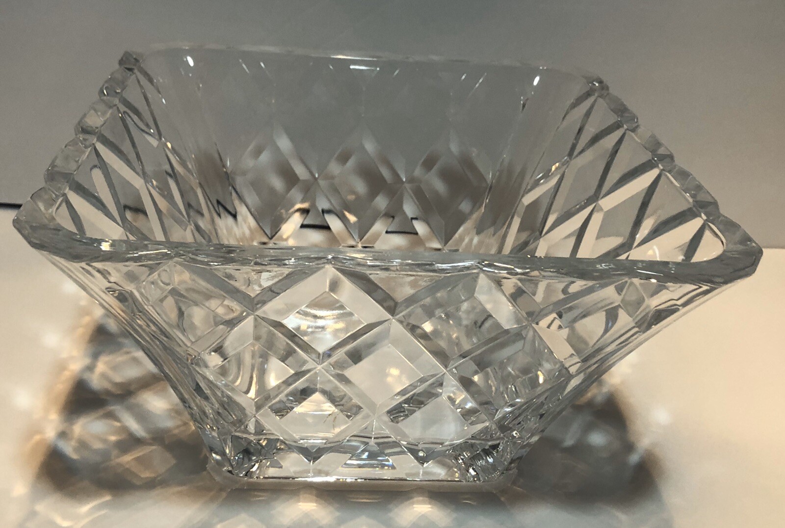 large cut crystal bowl | eBay