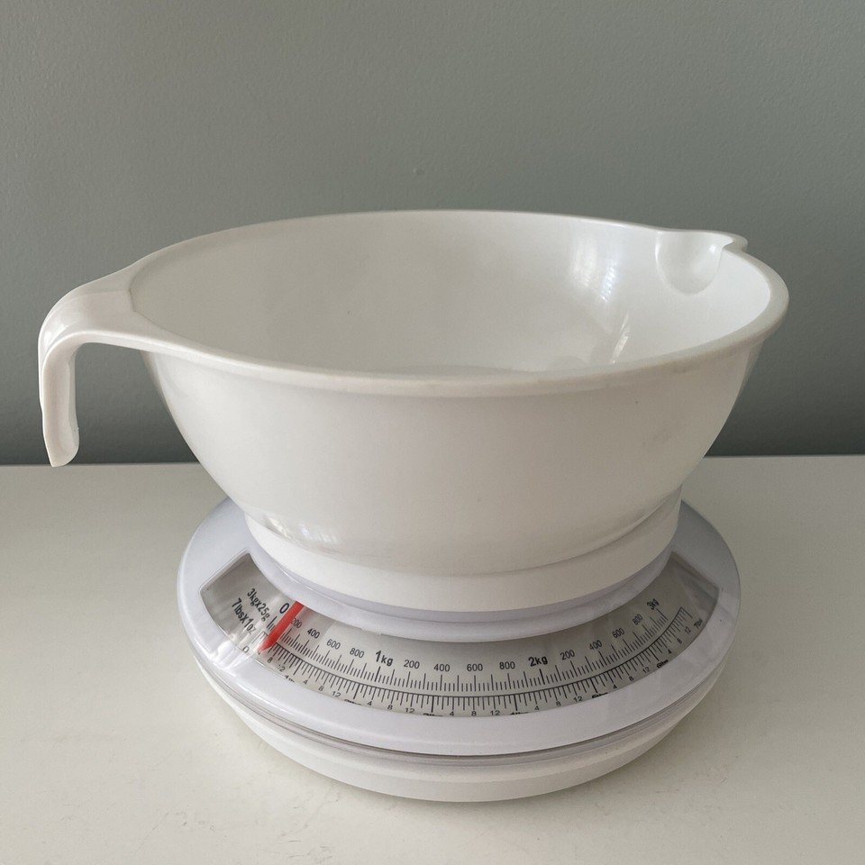 Food Scale Up To 7 Lbs Lbs or Kgs Kitchen Cooking Measuring Bowl | eBay
