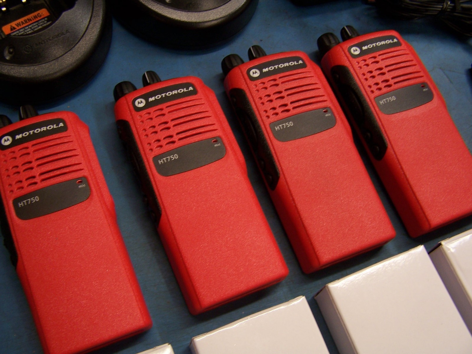 4 Motorola HT750 VHF 136-174MHz 16 Channel Mint Tested | eBay