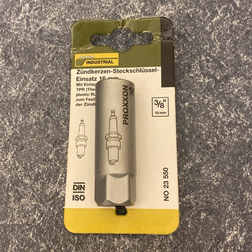 Proxxon Spark Plug Socket Insert 3/8", 16 mm with Frame Hex and Bi ...