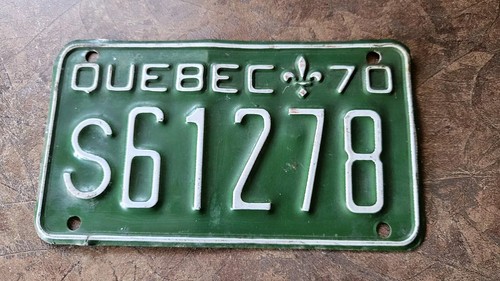 1970 QUEBEC SNOWMOBILE LICENSE PLATE CANADA SKI-DOO | eBay
