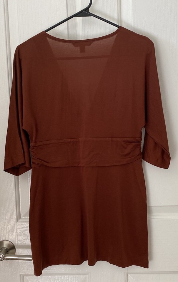 Banana Republic Women’s V-Neck Top Sz Small sheer | eBay