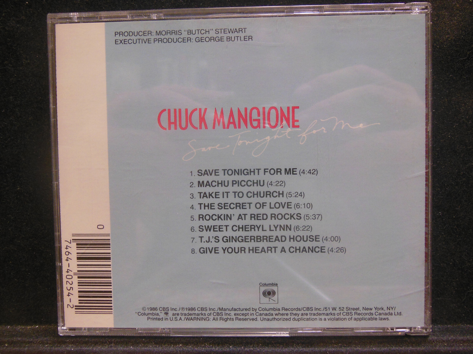 Chuck Mangione- Save Tonight For Me, CD w/ Case, Art & Tracking. | eBay