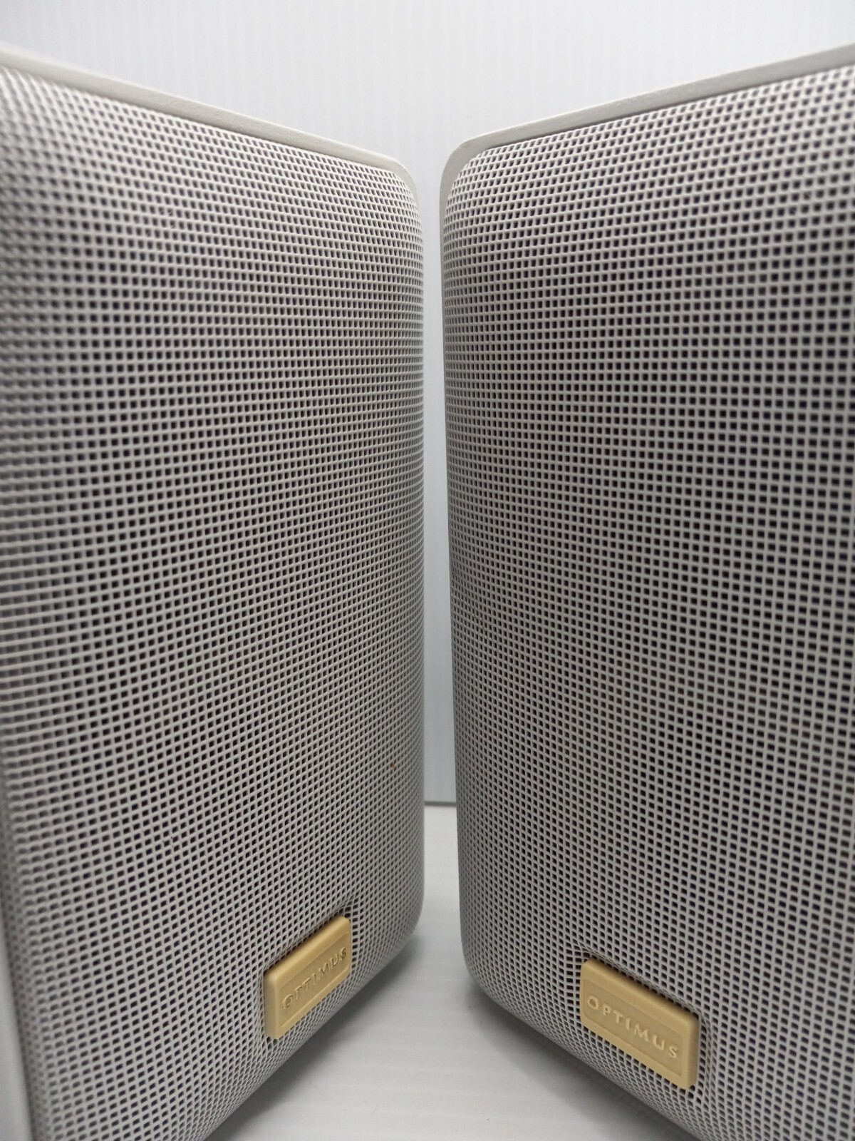 Optimus Bookshelf Speakers White -Optimus PRO-X44AV Radio Shack Vintage ...