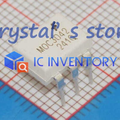 30PCS MOC3042 Encapsulation:DIP-6,6-Pin DIP Zero-Cross Optoisolators Triac | eBay