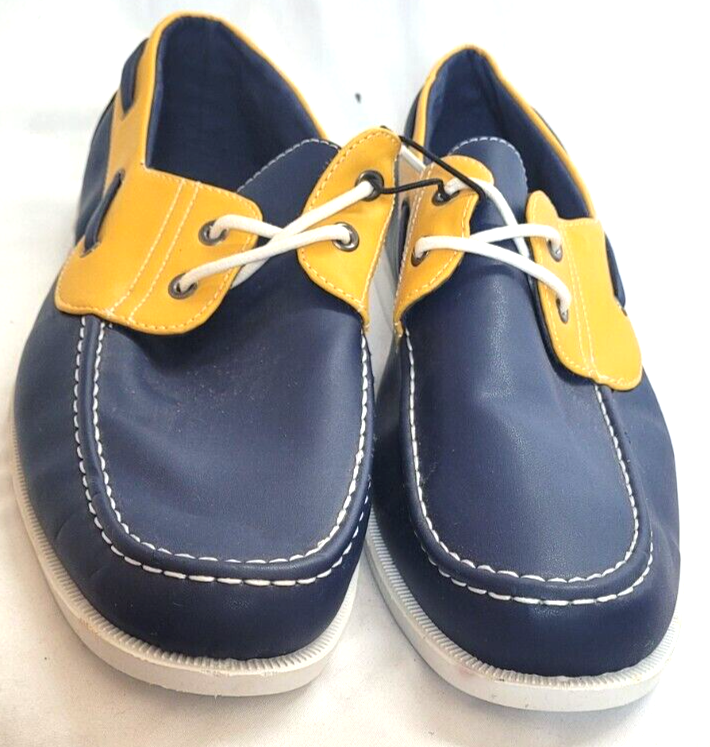 Tim Evans England Loafers Oxfords Boat Shoes Size 13 Two Tone Yellow ...