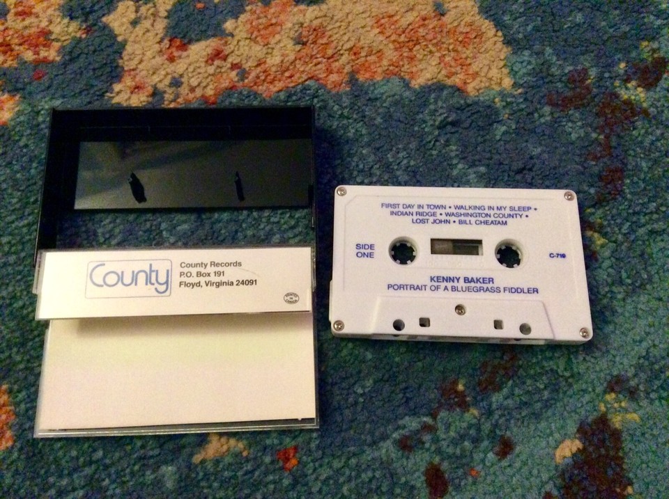 Kenny Baker Portrait Of A Bluegrass Fiddler Cassette Country Very Good ...